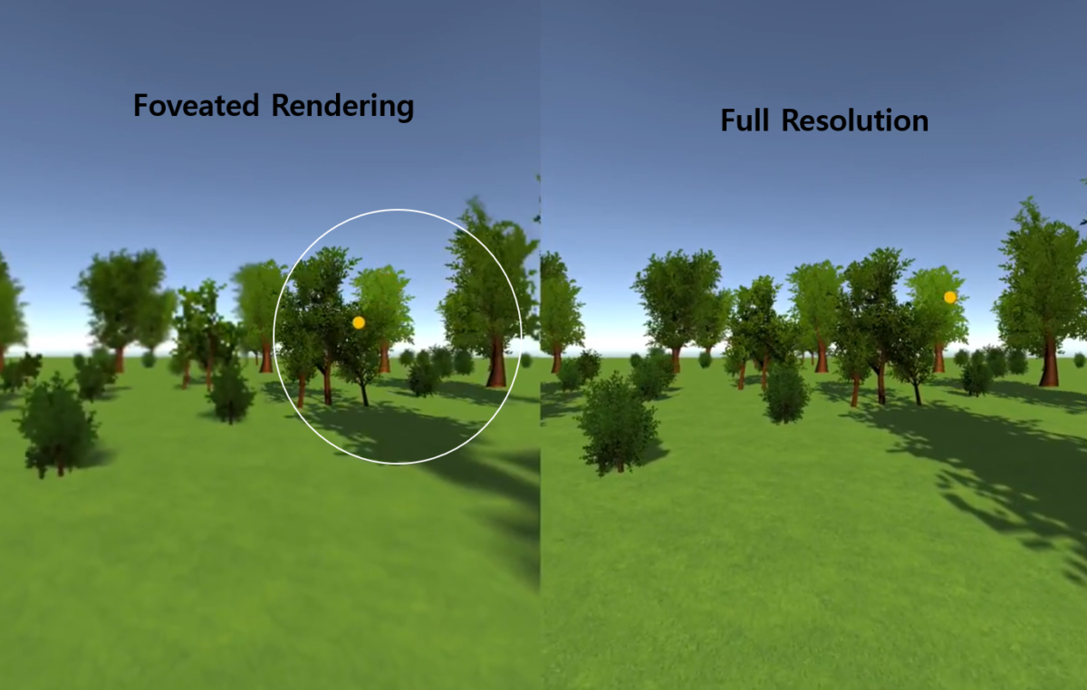 VR시선추적기술-Foveated Rendering - VisualCamp